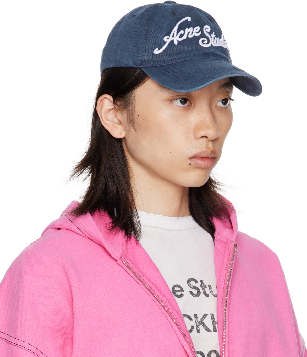 Acne Studios Blue Logo Cap Acne Studios