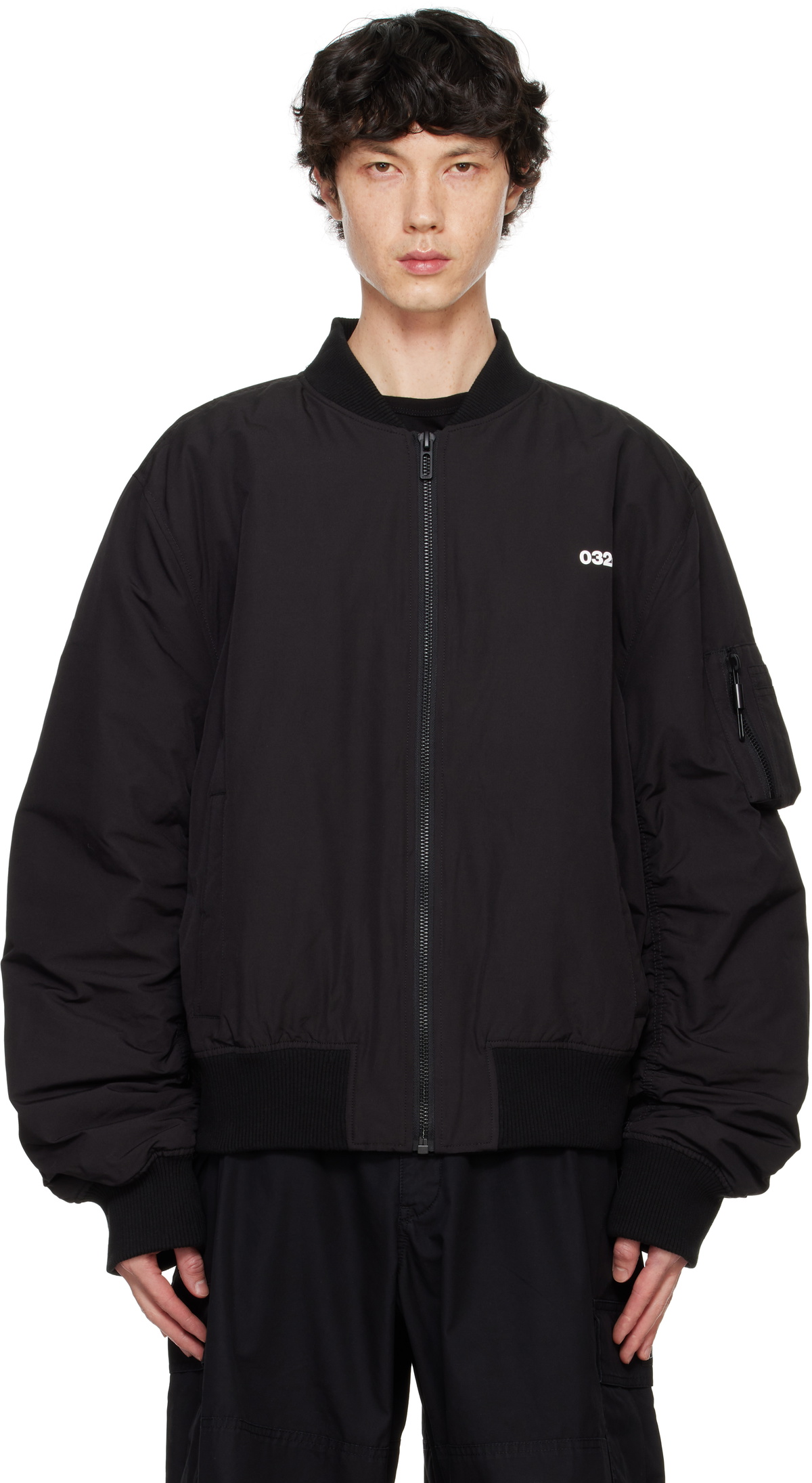 032c Black Nighthawks Bomber Jacket 032c