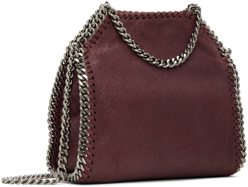 Stella McCartney Burgundy Tiny Falabella Bag Stella McCartney