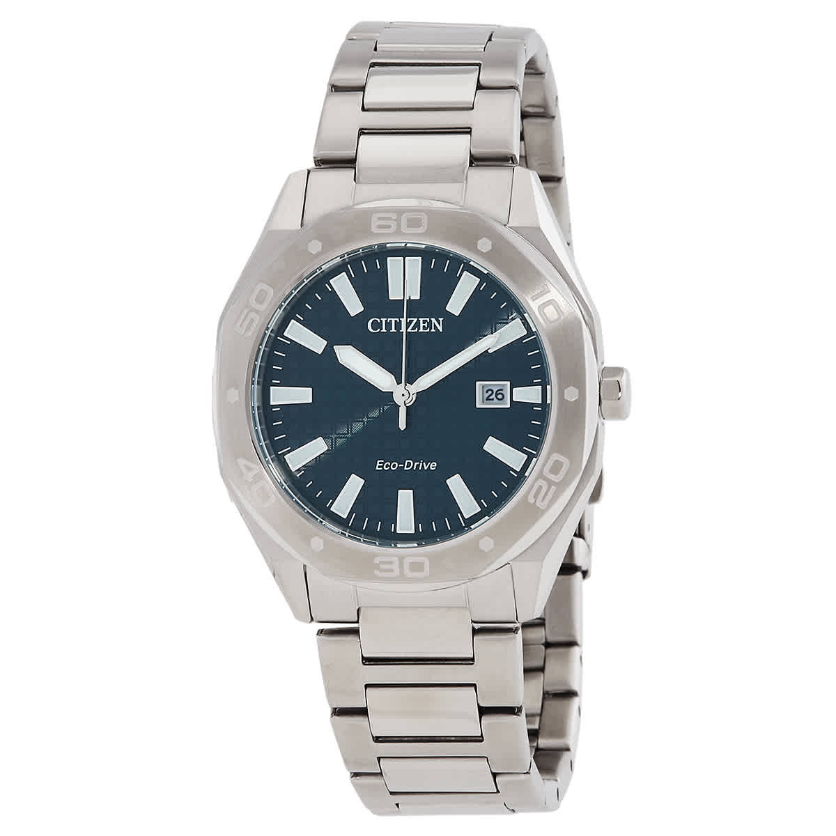 Citizen Eco-Drive Green Dial Mens Watch BM7630-80X Citizen
