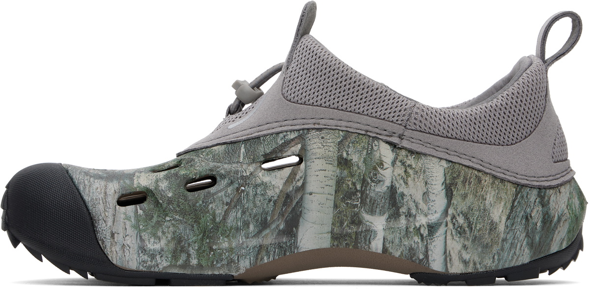 Crocs Gray & Green Quick Trail Low Mossy Oak Clogs Crocs