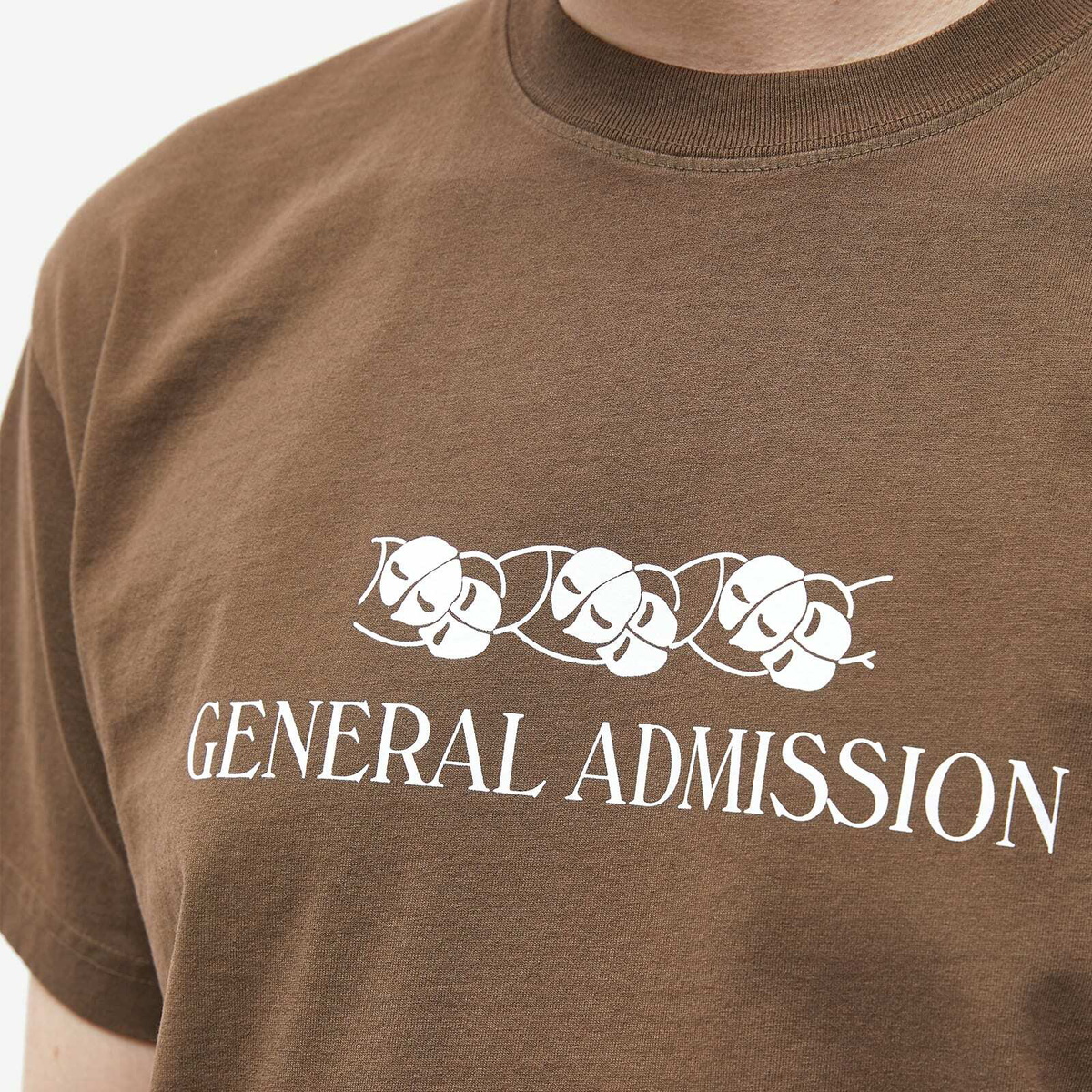 General Admission Men's T-Shirt in Brown General Admission