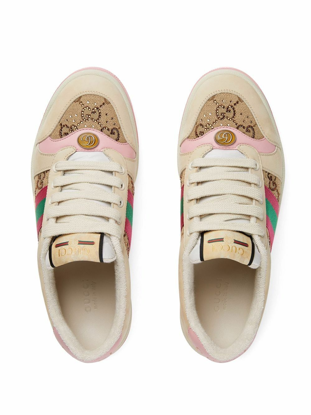 GUCCI - Screener Leather Sneakers Gucci