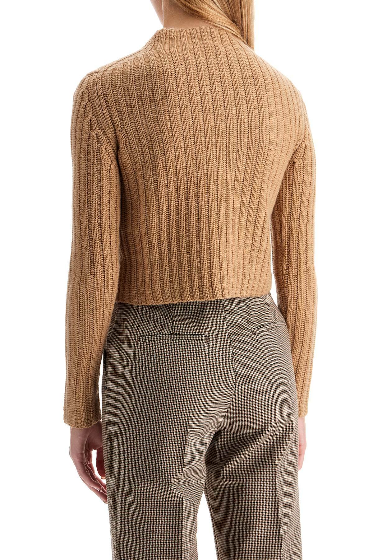 MAX MARA 'aloa' wool and cashmere knit Beige Max Mara