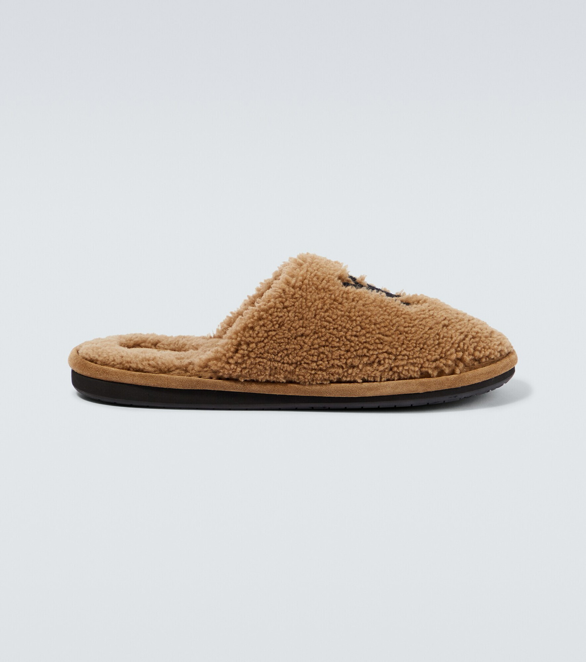 Amiri - Logo shearling slippers Amiri