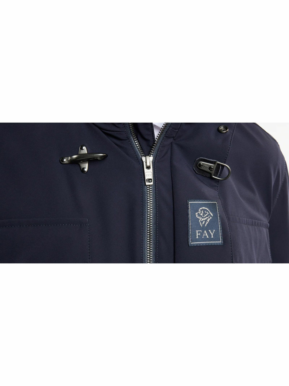 Fay Short Nylon Stretch Field Jacket Fay