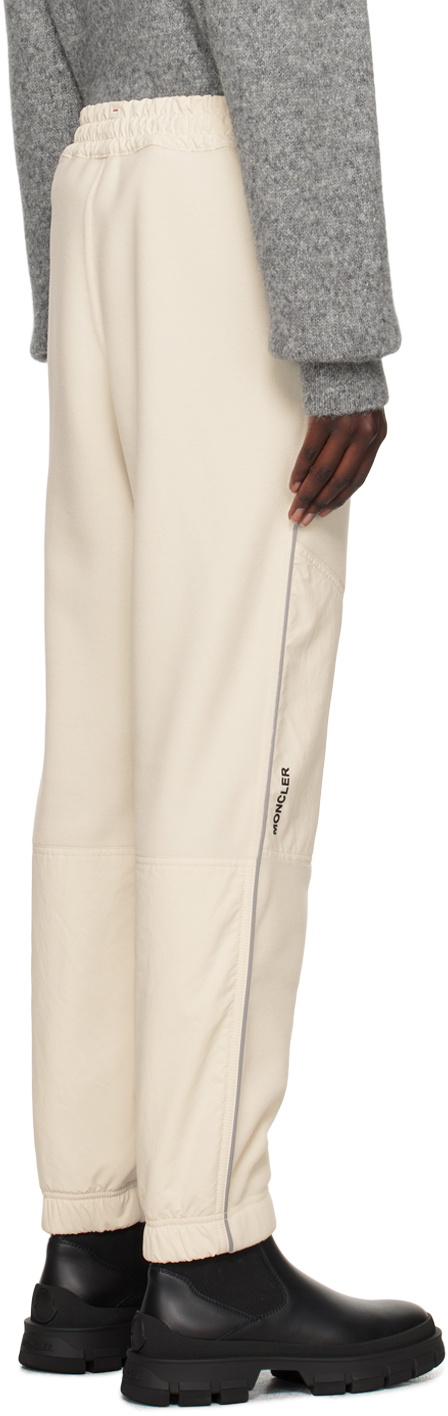 Moncler Grenoble Off-White Reflective Stripe Lounge Pants Moncler Grenoble