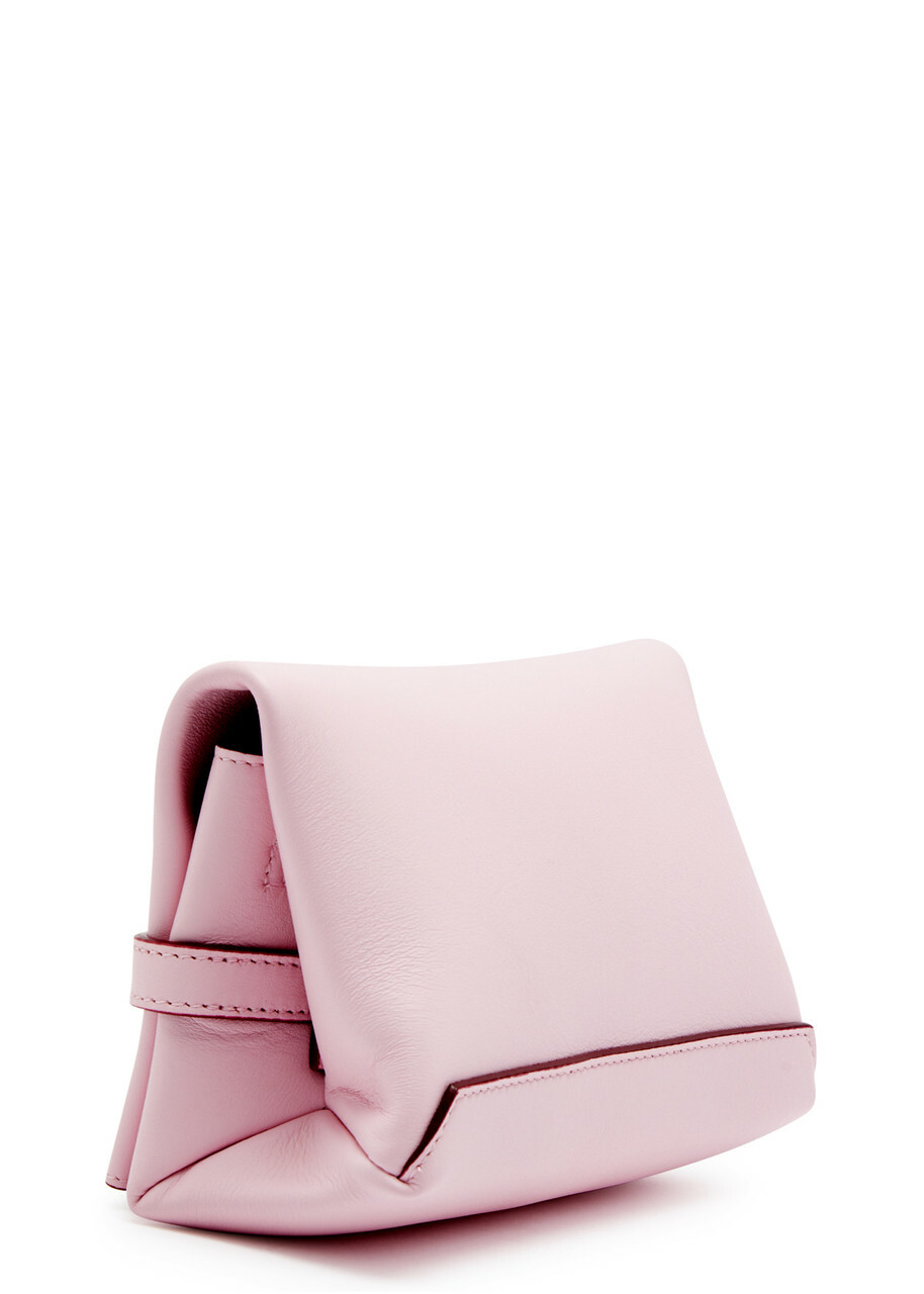 Victoria Beckham Chain Mini Leather Pouch - Light Pink - One Size ...