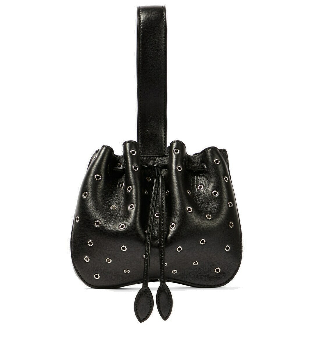 Alaïa Rose Marie Mini embellished leather clutch ALAÏA