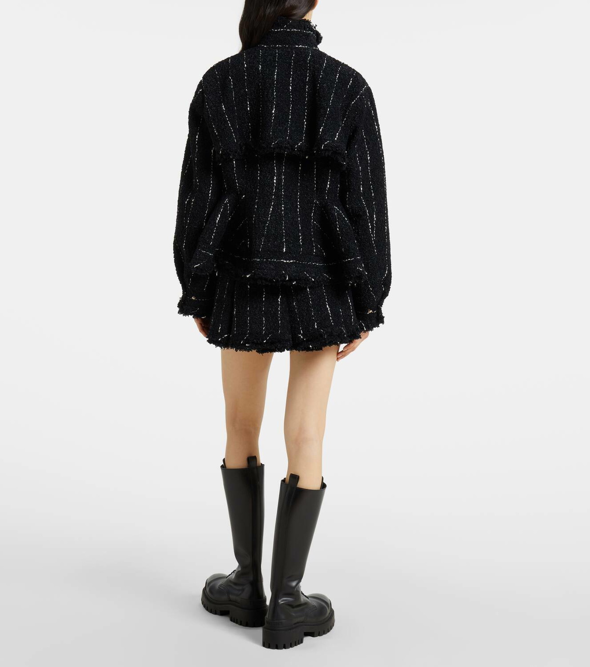 Sacai Striped tweed jacket Sacai