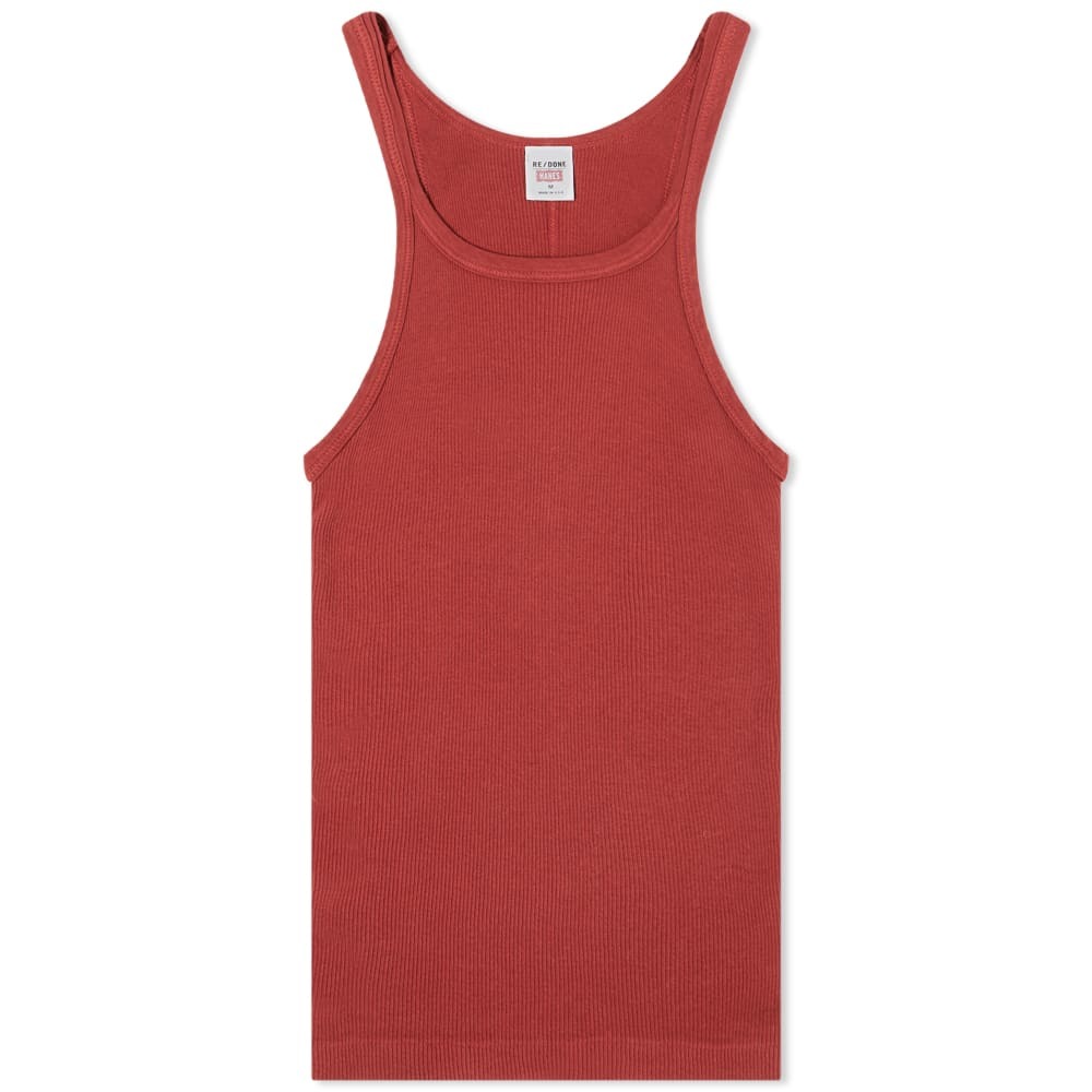 Redone Ribbed Tank Re/Done