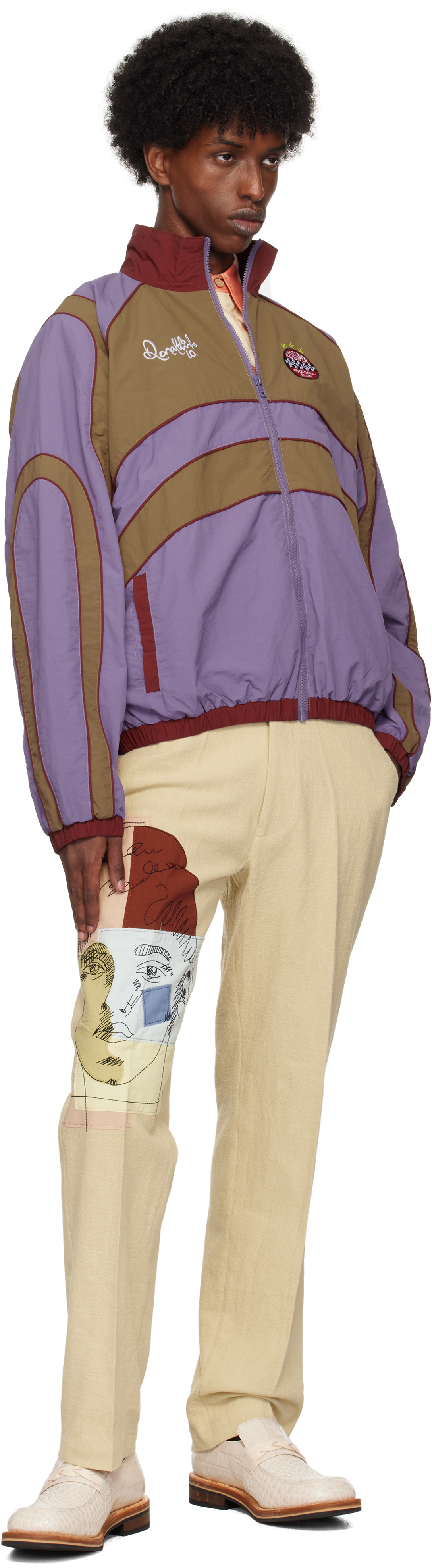 KidSuper Purple Ronaldinho Edition Team Windbreaker KidSuper