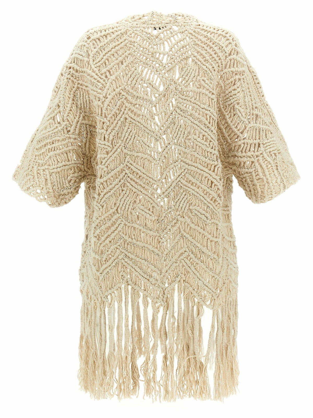 Brunello Cucinelli opera Dazzling Macramé Cardigan Brunello Cucinelli