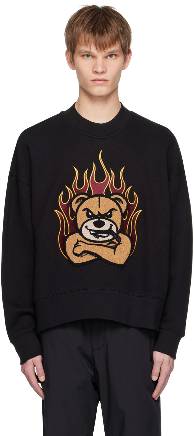 Moncler Genius 8 Moncler Palm Angels Black Sweatshirt Moncler Genius