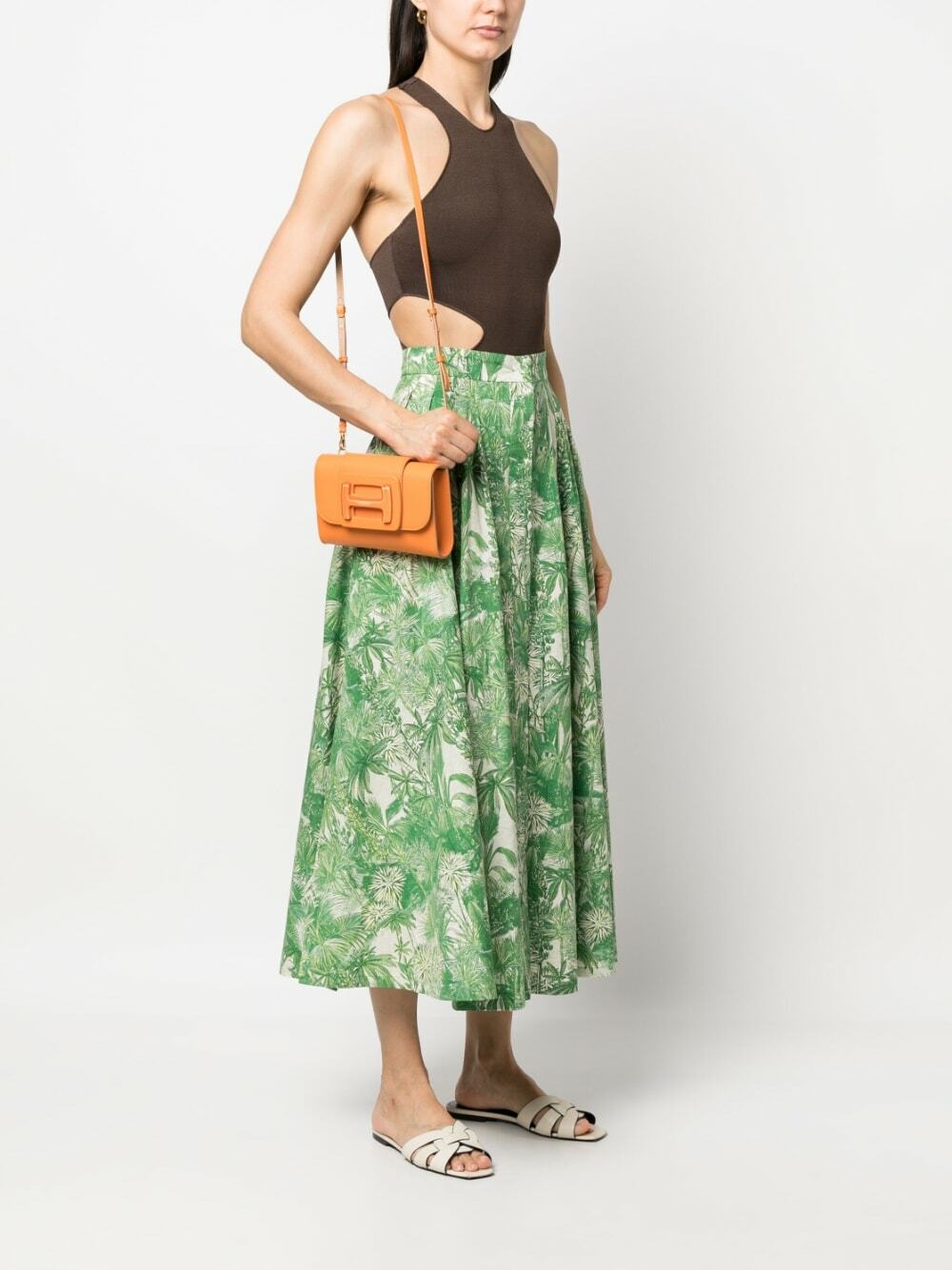 HOGAN - H-bag Leather Crossbody Bag Hogan