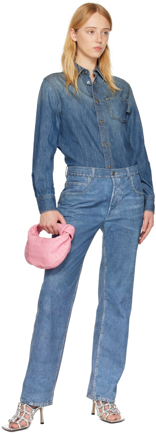 Bottega Veneta Pink Mini Jodie Bag Bottega Veneta