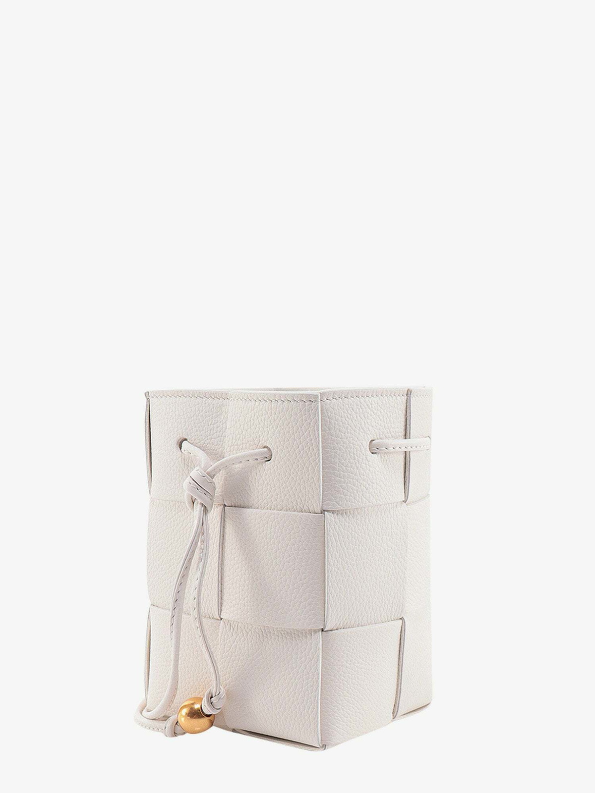Bottega Veneta Bucket Bag White Womens Bottega Veneta