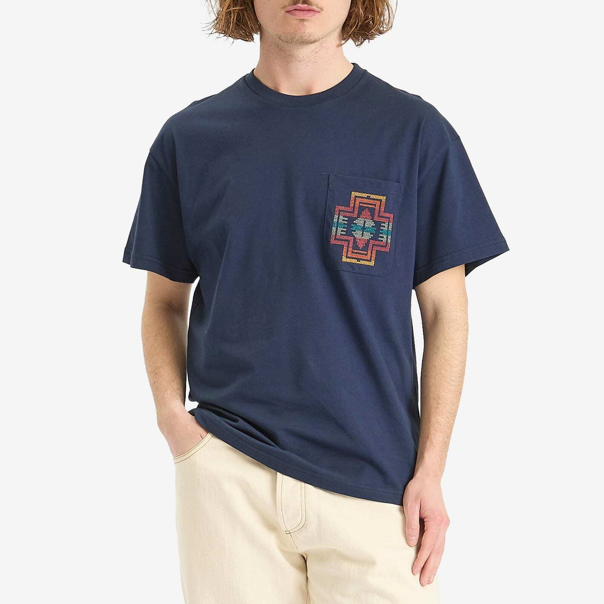 Pendleton Men's Harding Star T-Shirt in Navy/Harding Pendleton