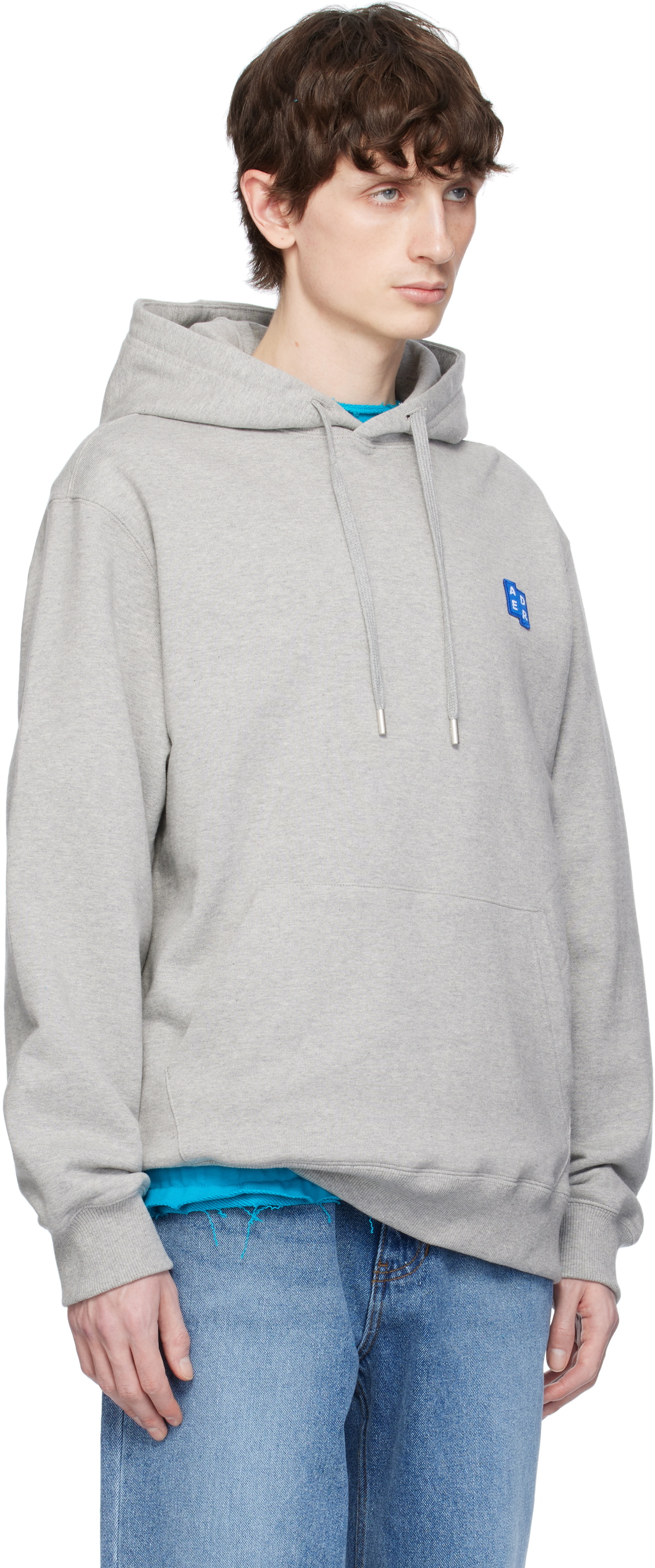 ADER error Gray Sig; TRS Tag 01 Hoodie ADER error