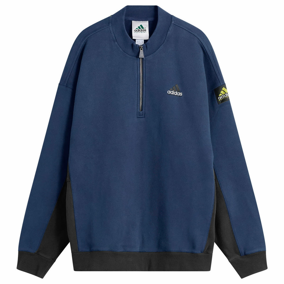 Adidas Men's EQT Half Zip Top in Night Indigo adidas