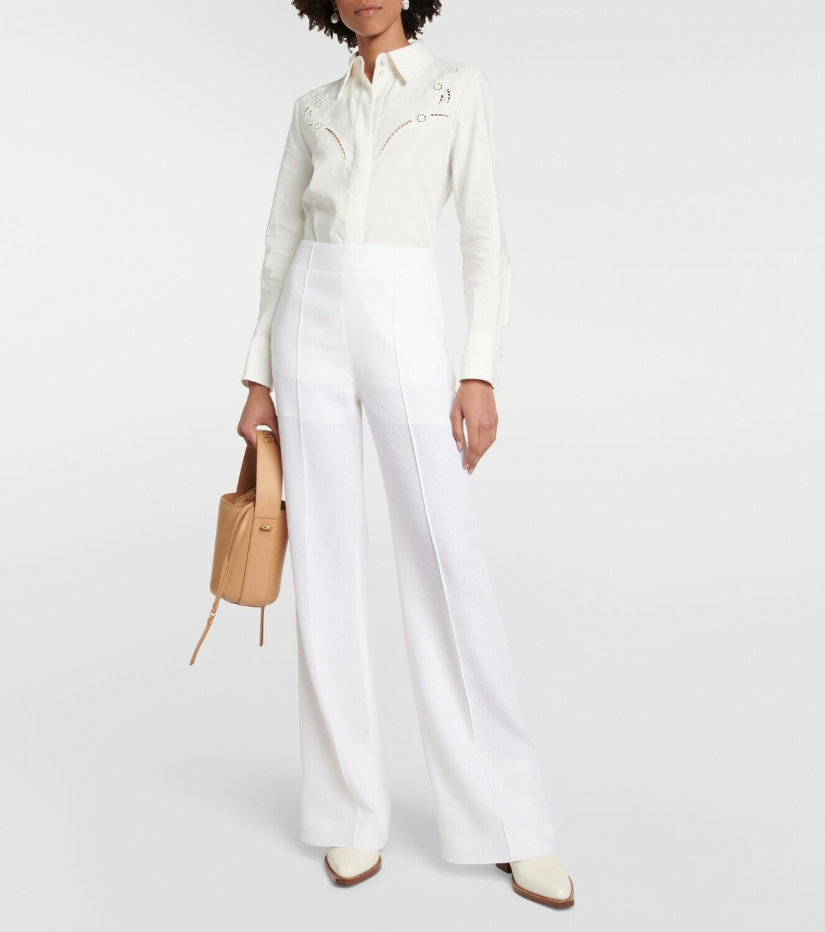 Chloé Ribbed-knit wool pants Chloe