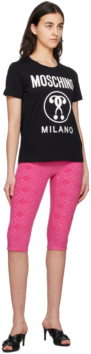 Moschino Black Printed T-Shirt Moschino