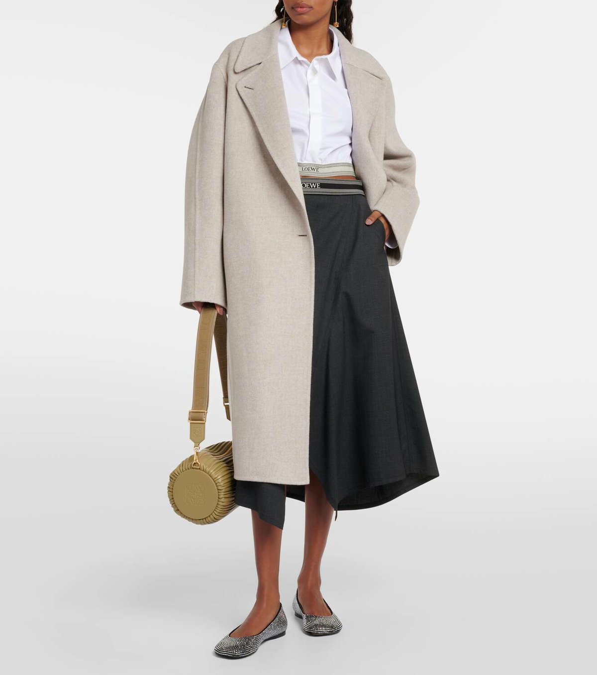Loewe Wool and cashmere coat Loewe
