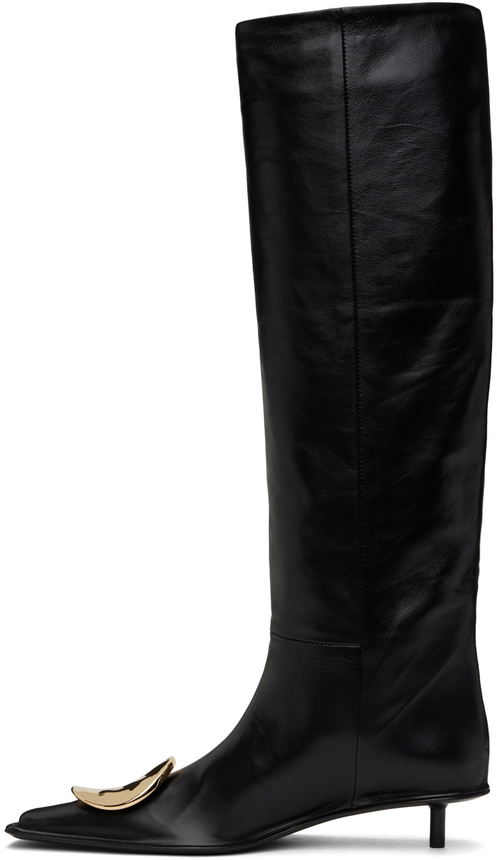 Jil Sander Black Hardware Boots Jil Sander