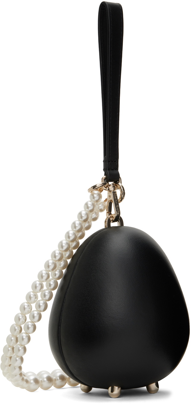 Simone Rocha Black Micro Pearl Egg Bag Simone Rocha