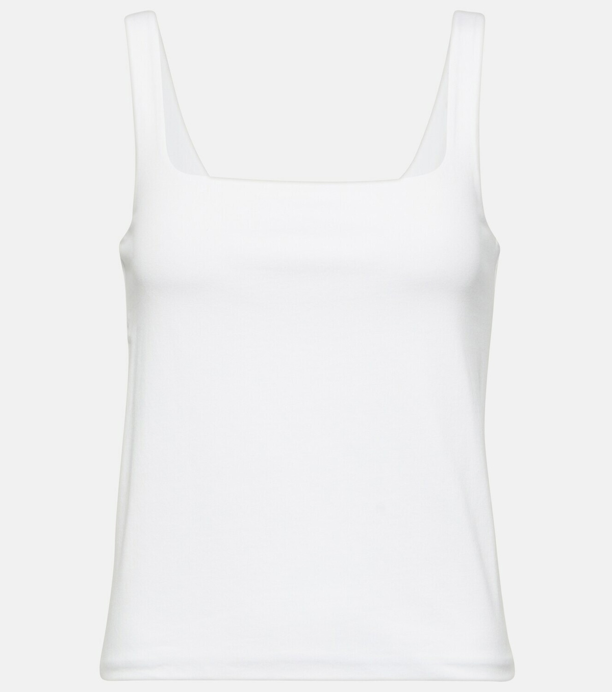 Vince Square-neck cotton tank top Vince