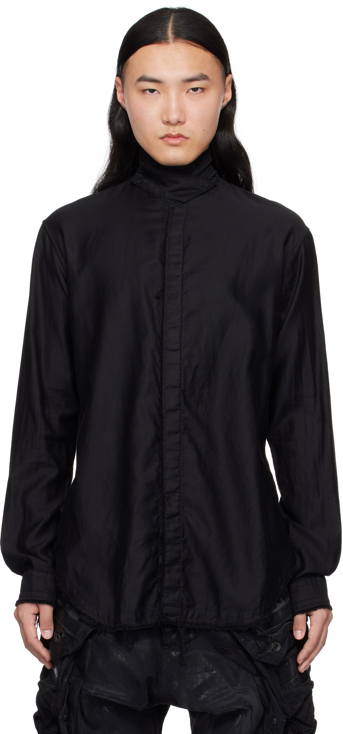 Julius Black Grunge Work Shirt Julius