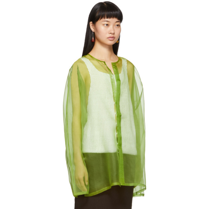 Collina Strada Green Marco Shirt Collina Strada