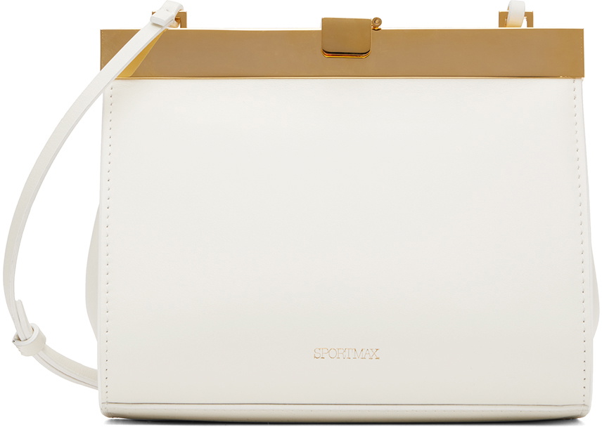 Sportmax White Mini Mondo Crossbody Bag Sportmax