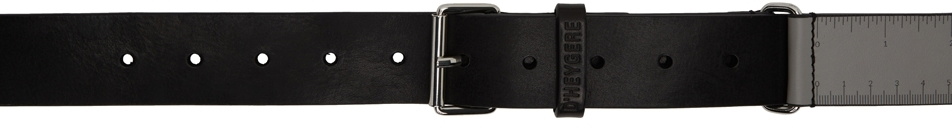 D'heygere Black & Grey Ruler Belt