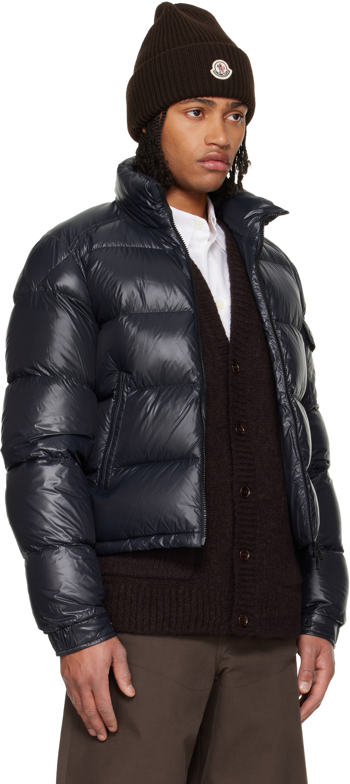 Moncler Black Levitha Short Down Jacket Moncler