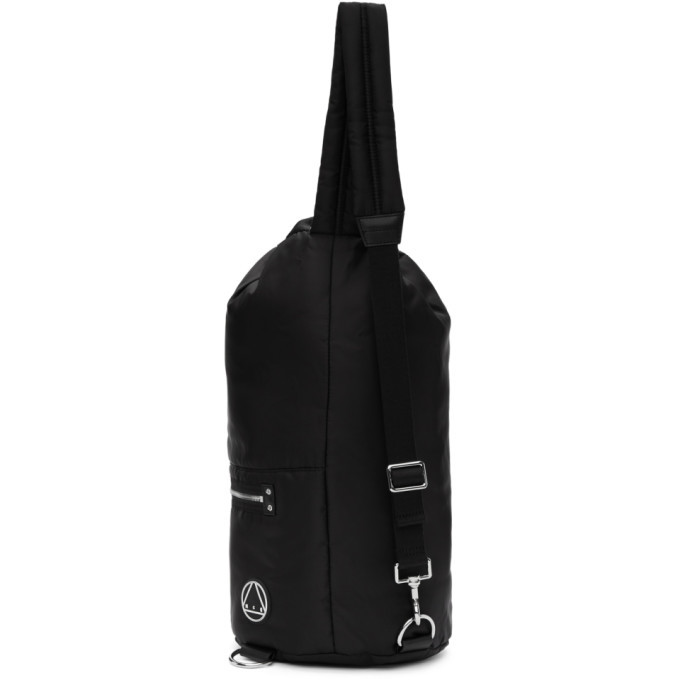 McQ Alexander McQueen Black Loveless Gym Backpack McQ Alexander McQueen