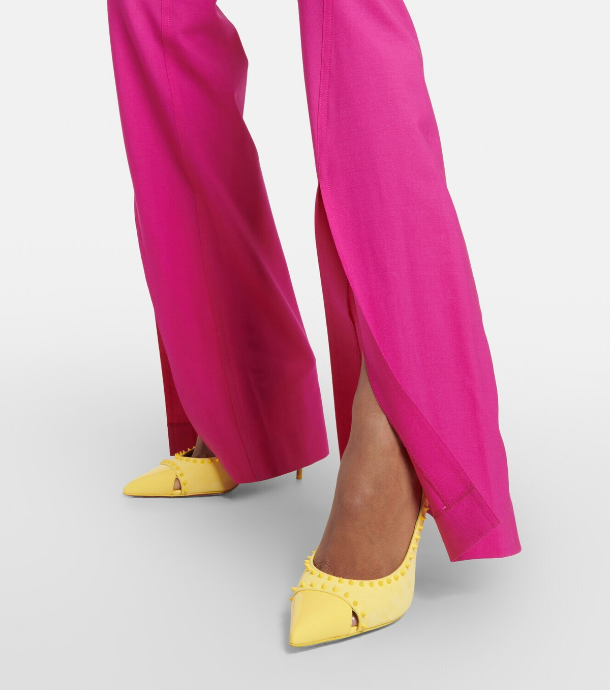 Christian Louboutin - Duvette Spikes 100 suede pumps Christian Louboutin