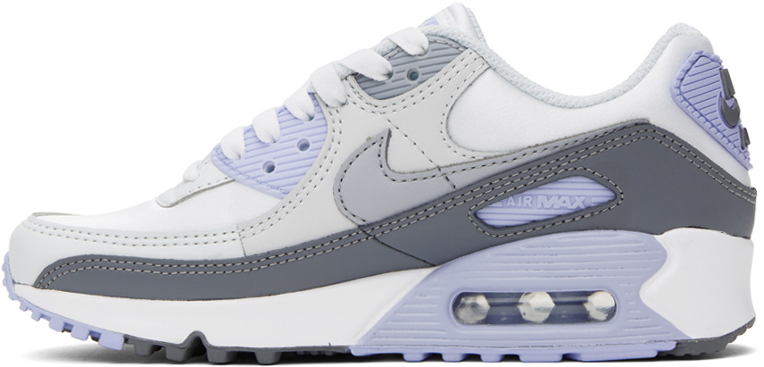 Nike Gray & Blue Air Max 90 Sneakers Nike