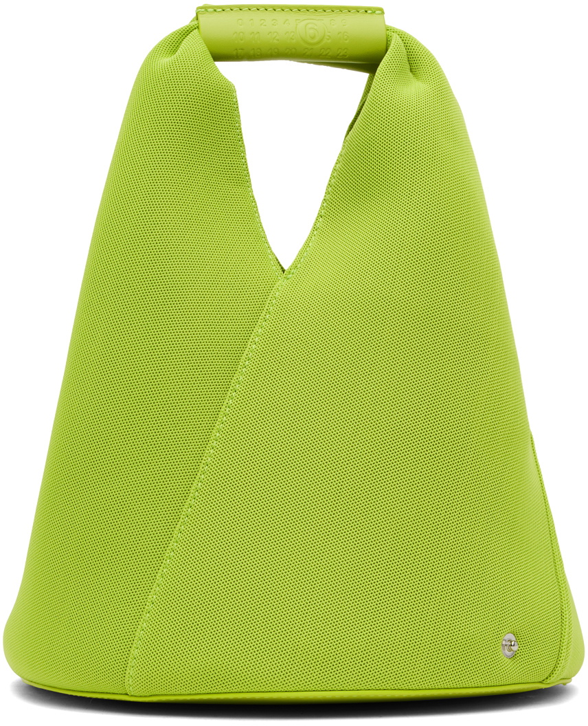 MM6 Maison Margiela Green Triangle Bucket Bag MM6 Maison Margiela