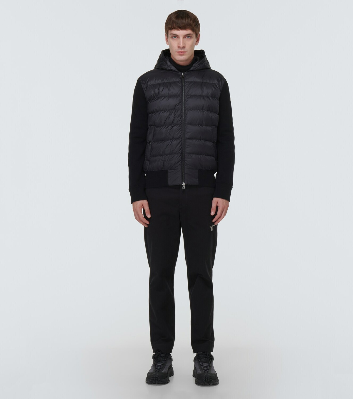 Moncler Down-paneled wool jacket Moncler