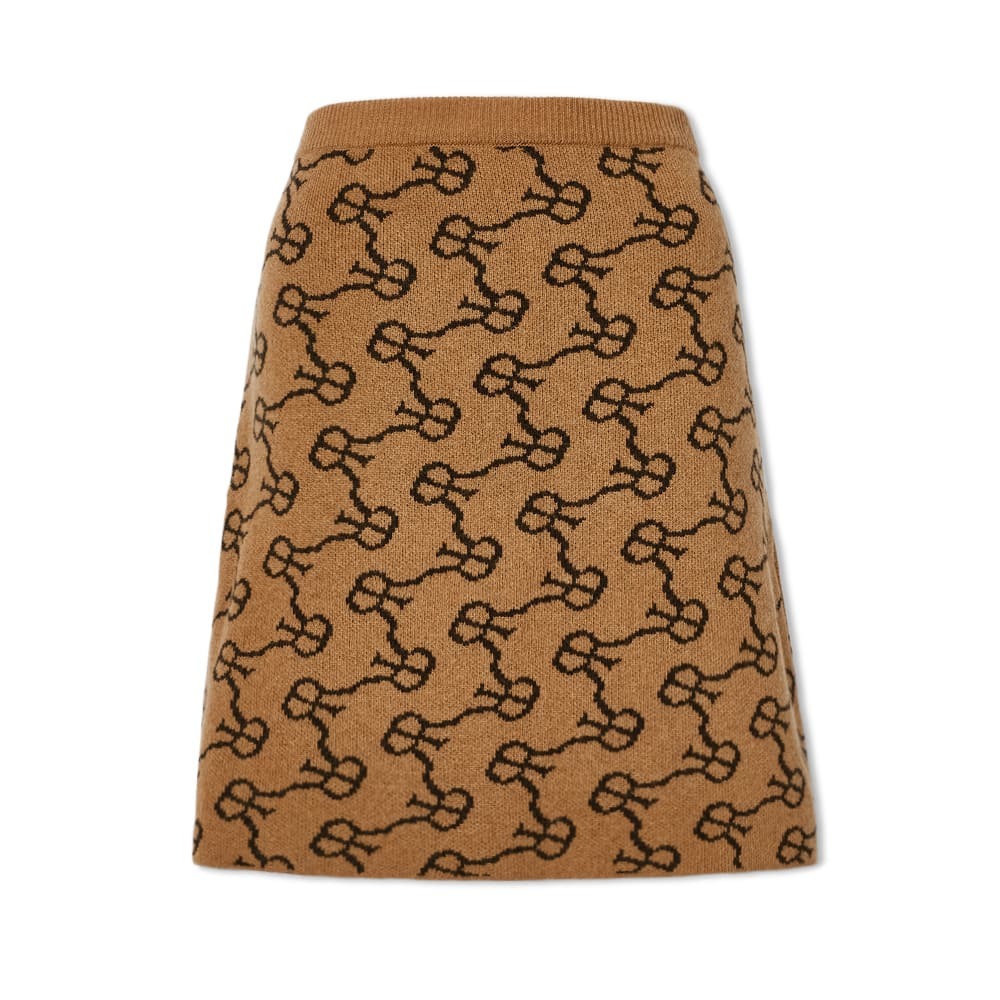rokh Knitted Logo Mini Skirt Rokh