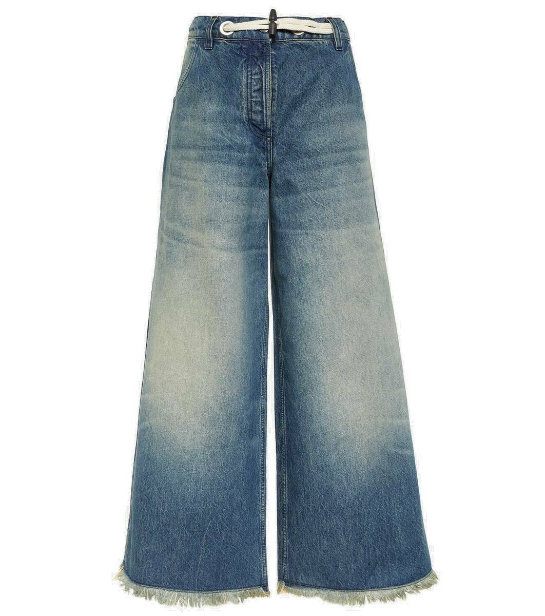 Moncler Genius x Palm Angels wide-leg jeans Moncler Genius