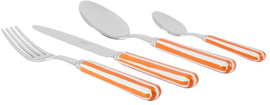 Sabre Orange Cutlery Set Sabre