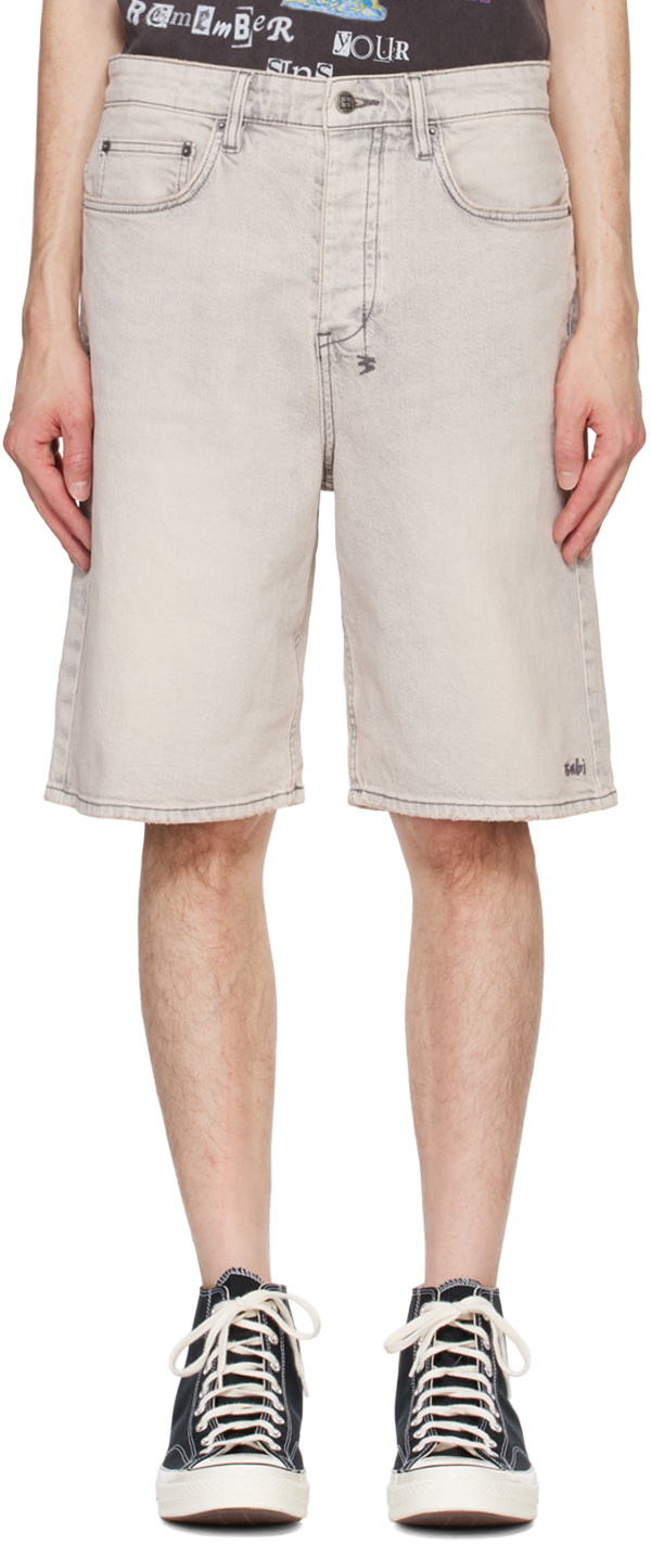 Ksubi Gray Maxx Pluto Shorts Ksubi