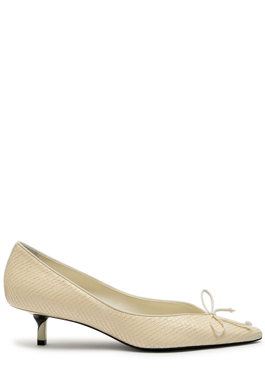 Jacquemus Les Escarpins Tourni Leather Pumps Jacquemus
