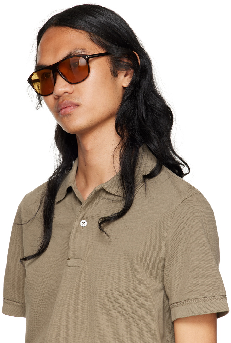 TOM FORD Tortoiseshell Prescott Sunglasses TOM FORD