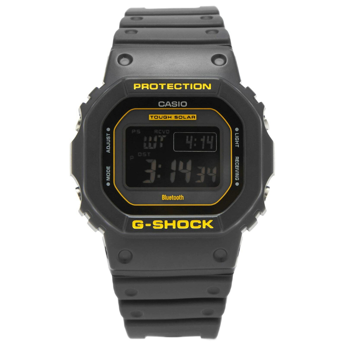 G-Shock B5600CY Watch in Black/Shock Yellow G-Shock