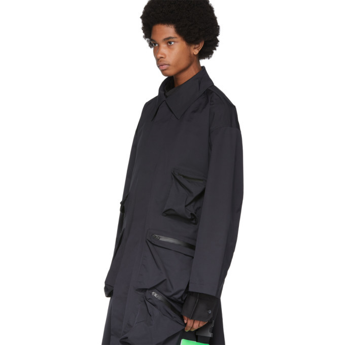 A. A. Spectrum Black Quiet Space Coat A. A. Spectrum