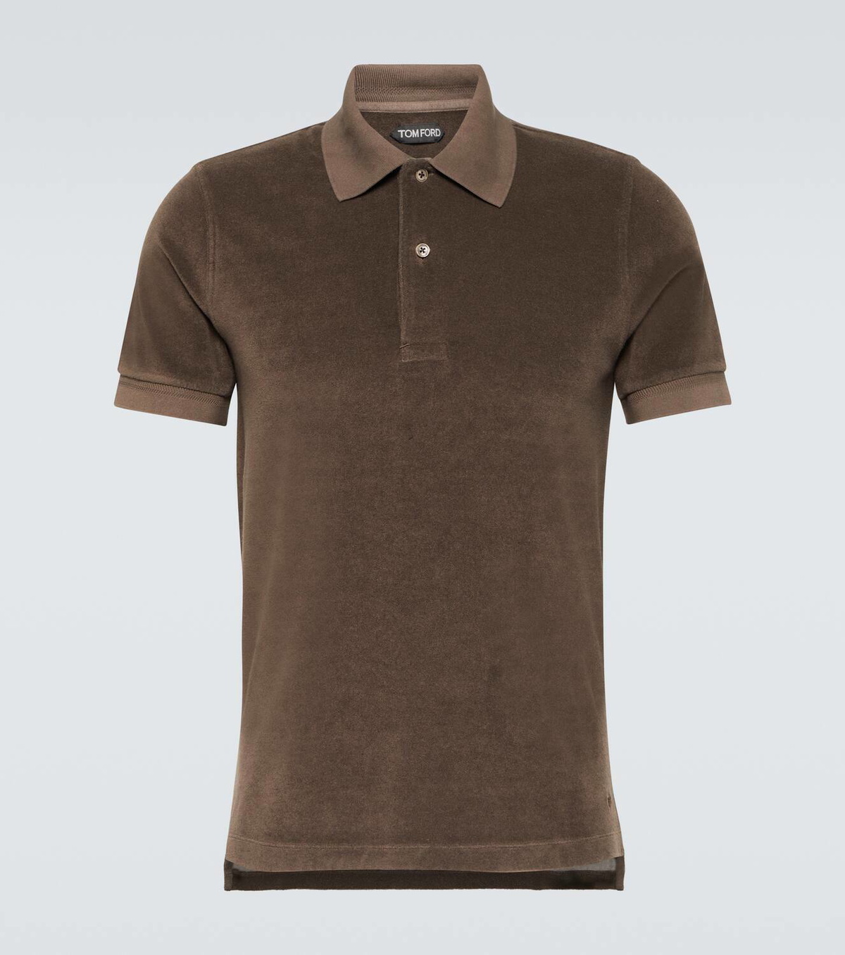 Tom Ford Towelling cotton-blend polo shirt TOM FORD