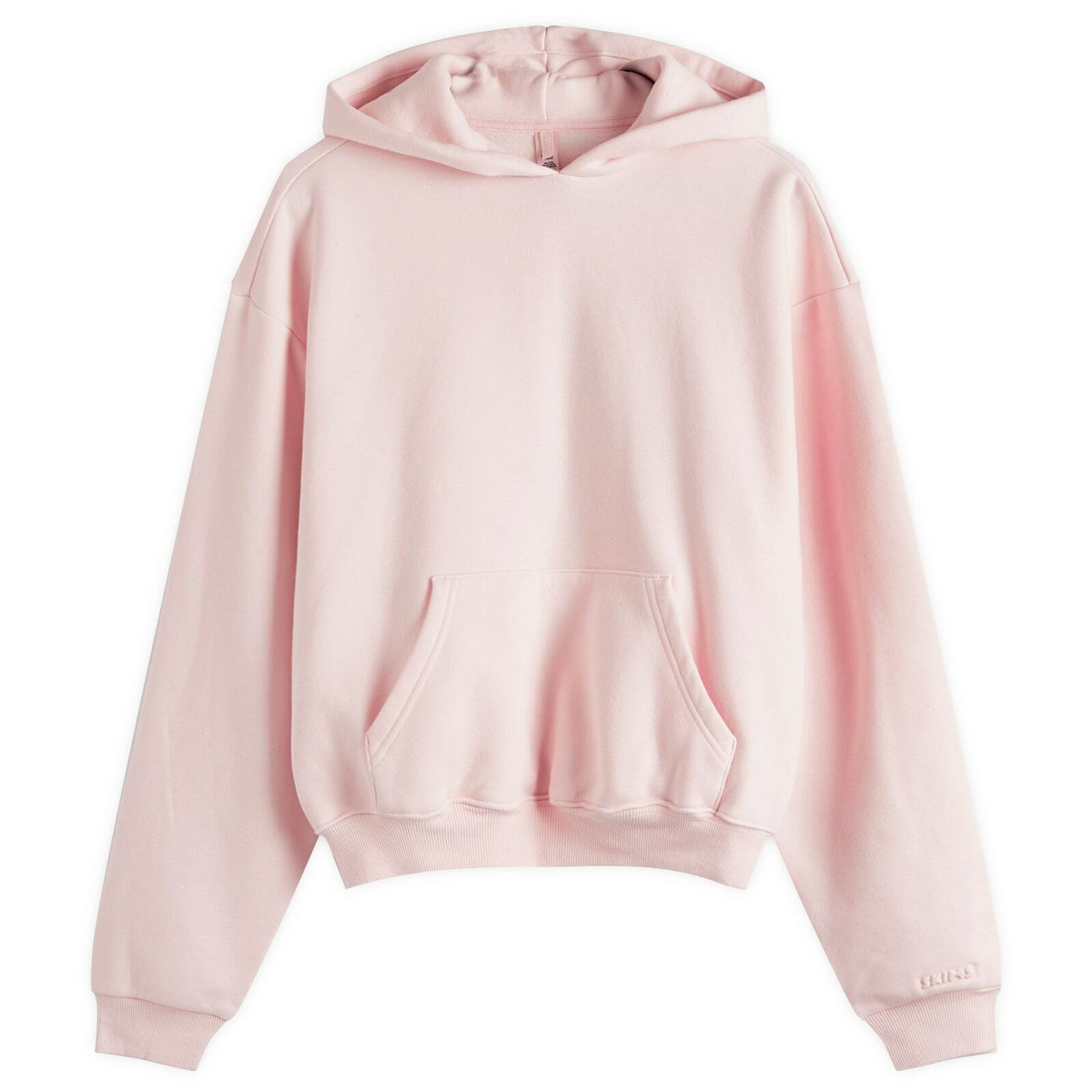 SKIMS Women's Cotton Fleece Classic Pullover Hoodie in Barely Pink SKIMS